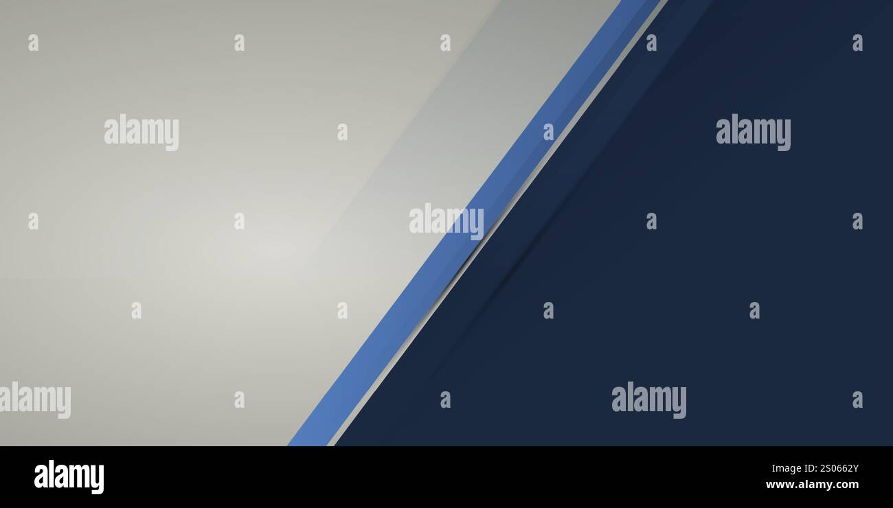 Modern Style Slanted Thick Dividing Line, Minimal Grey and Blue Colored ...