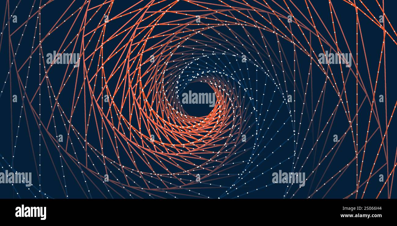 Dark 3D Wide Scale Modern Style Abstract Background with Swirly ...