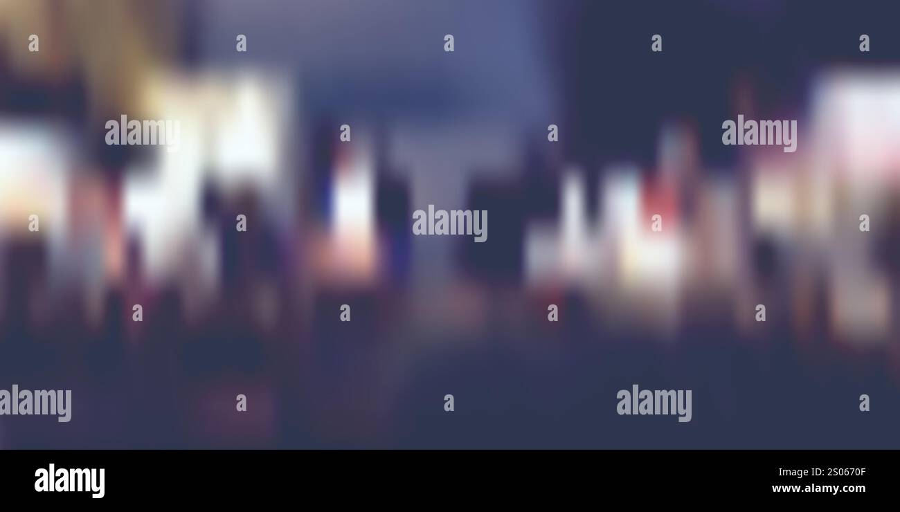 Abstract Colorful Blurred Header Background Template, Futuristic Poster ...