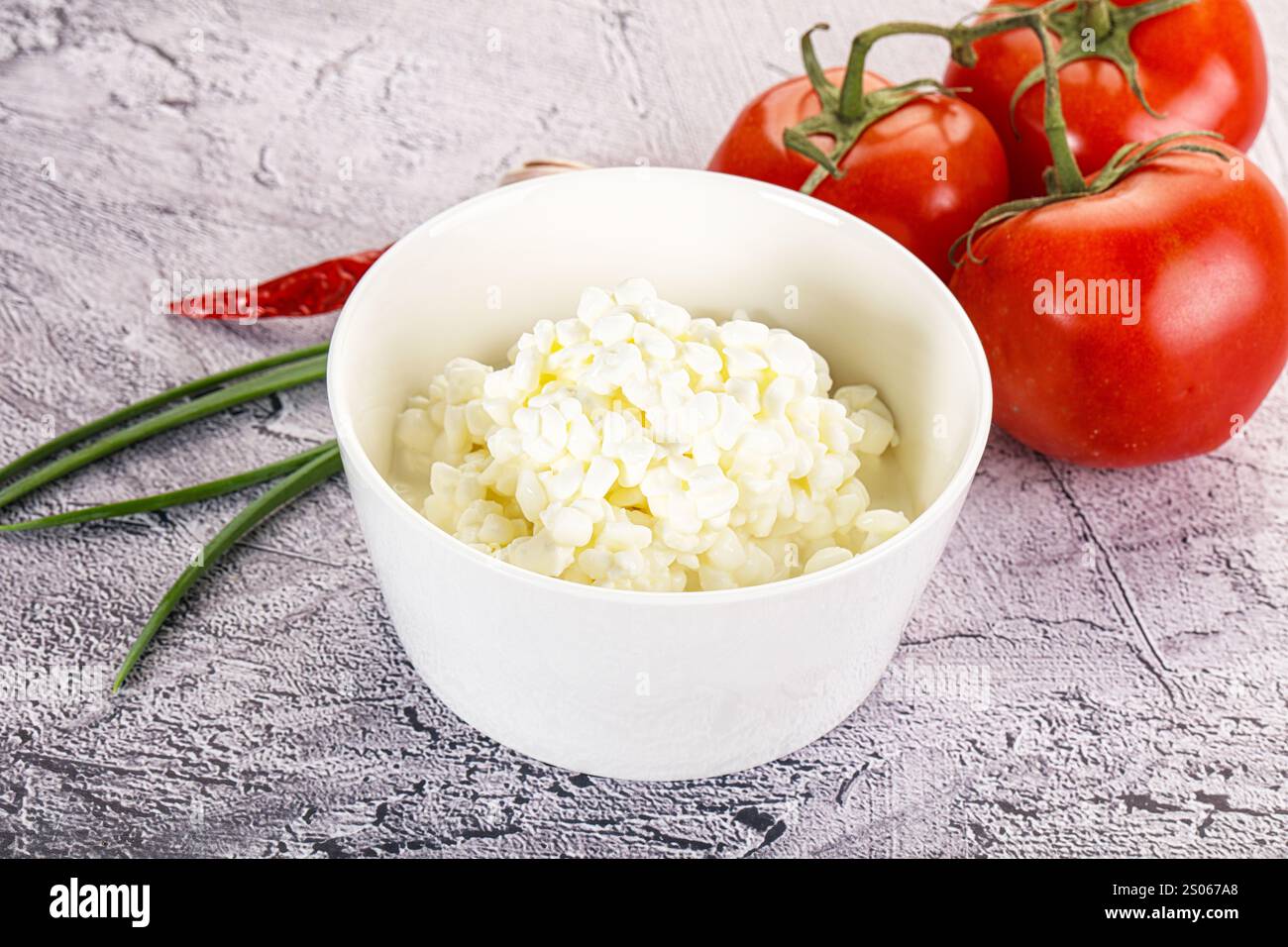 Dairy Cottage cheese Curd in the bowl Stock Photo - Alamy