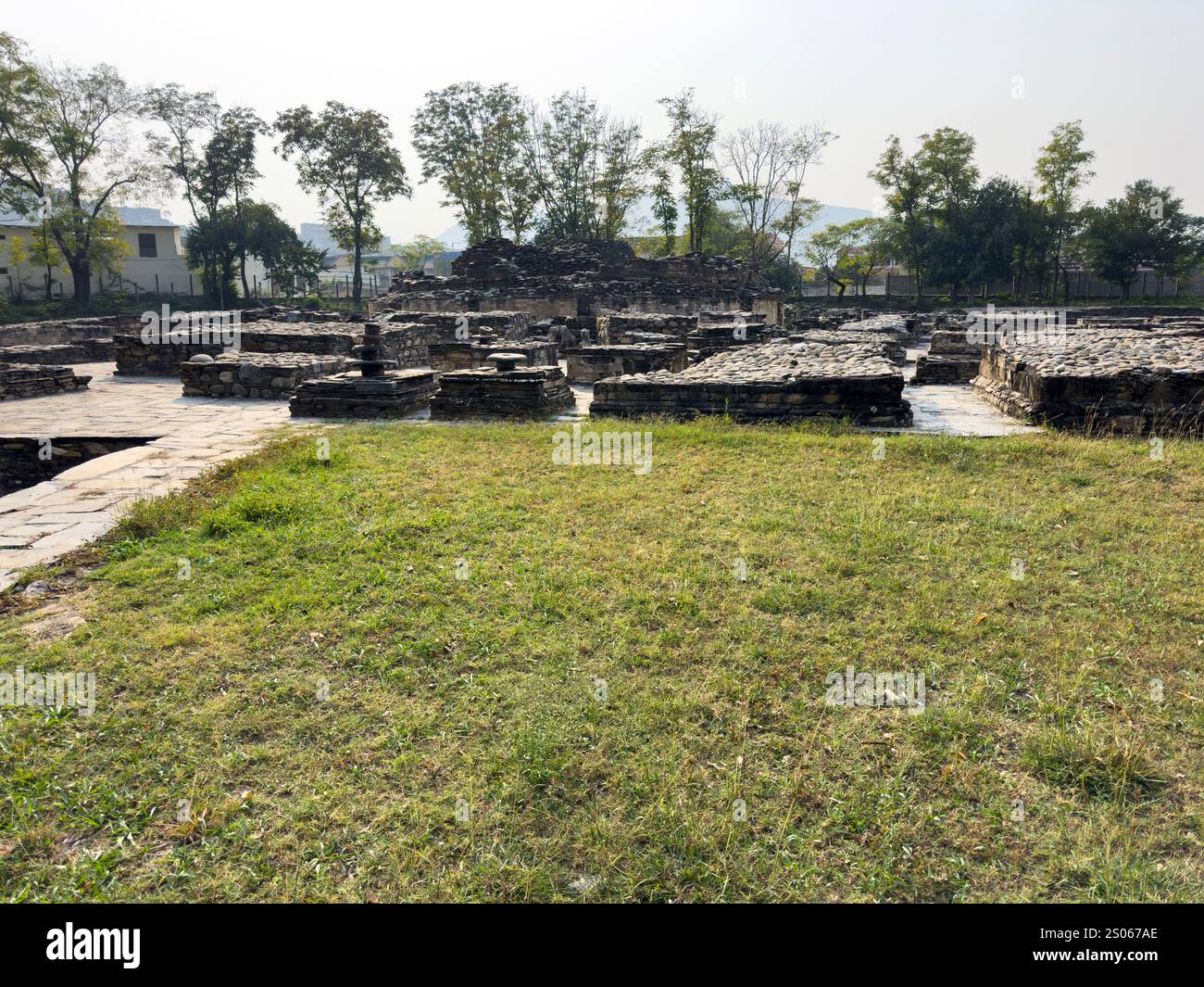 Butkara 1 stupa in Swat valley, Pakistan. It may have been built by the ...