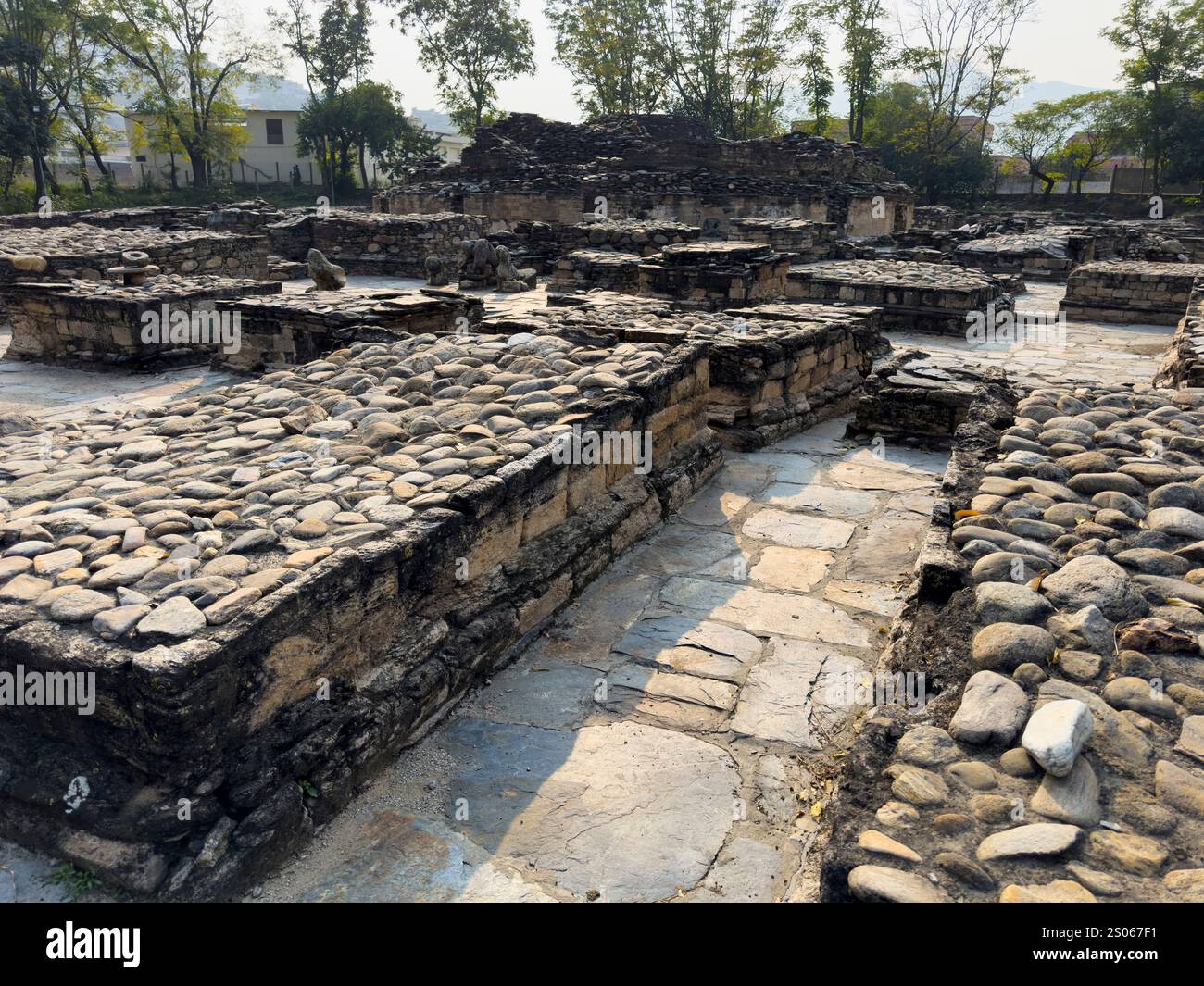 The Butkara Stupa is an important Buddhist stupa near Mingora Swat ...