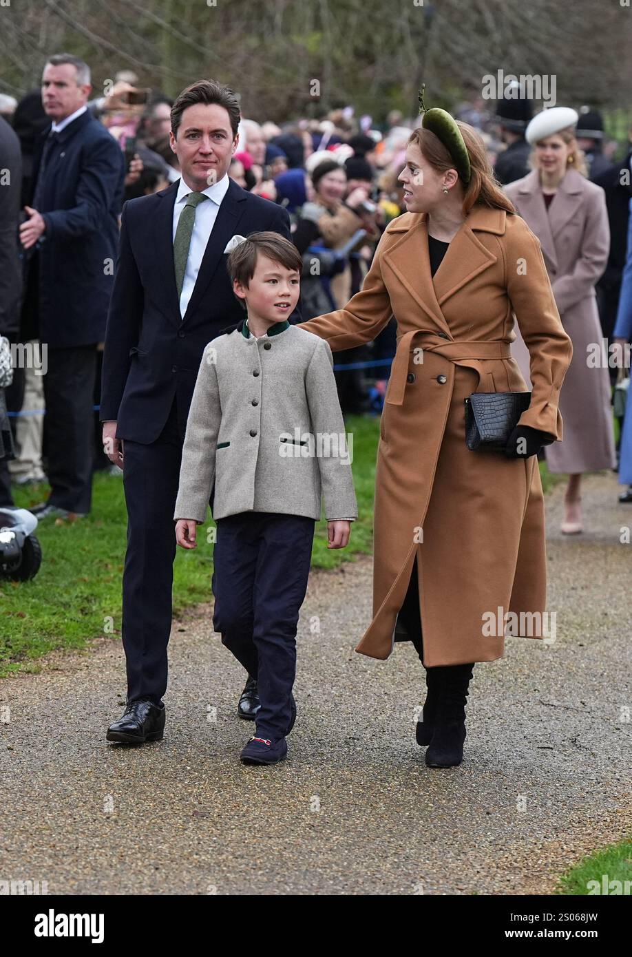 Princess Beatrice, Edoardo Mapelli Mozzi and Christopher Woolf ...