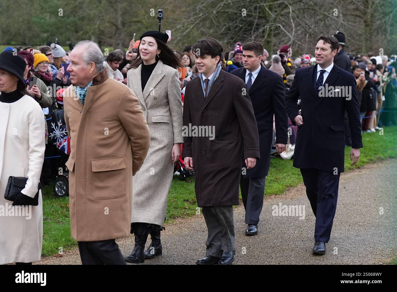 The Earl of Snowdon, Samuel Chatto, and Arthur Chatto attending the ...