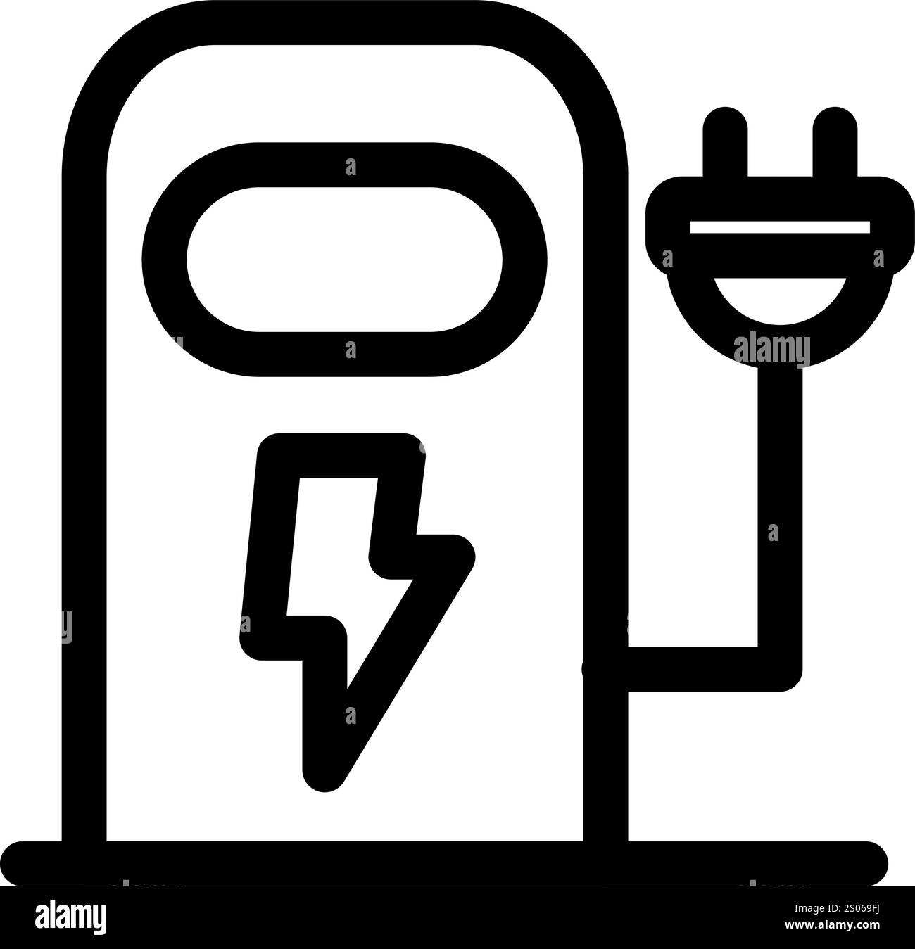 Electrical loading station Black and White Stock Photos & Images - Alamy