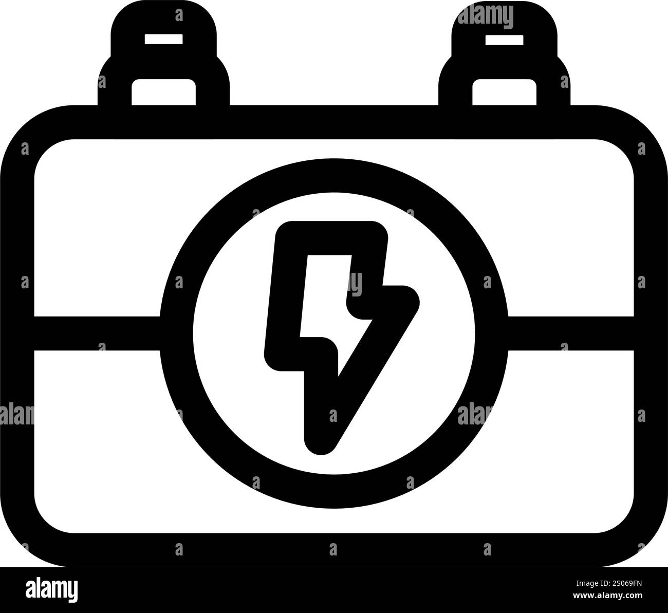 Lithium ions battery symbol - renewable energy, sustainability and ...