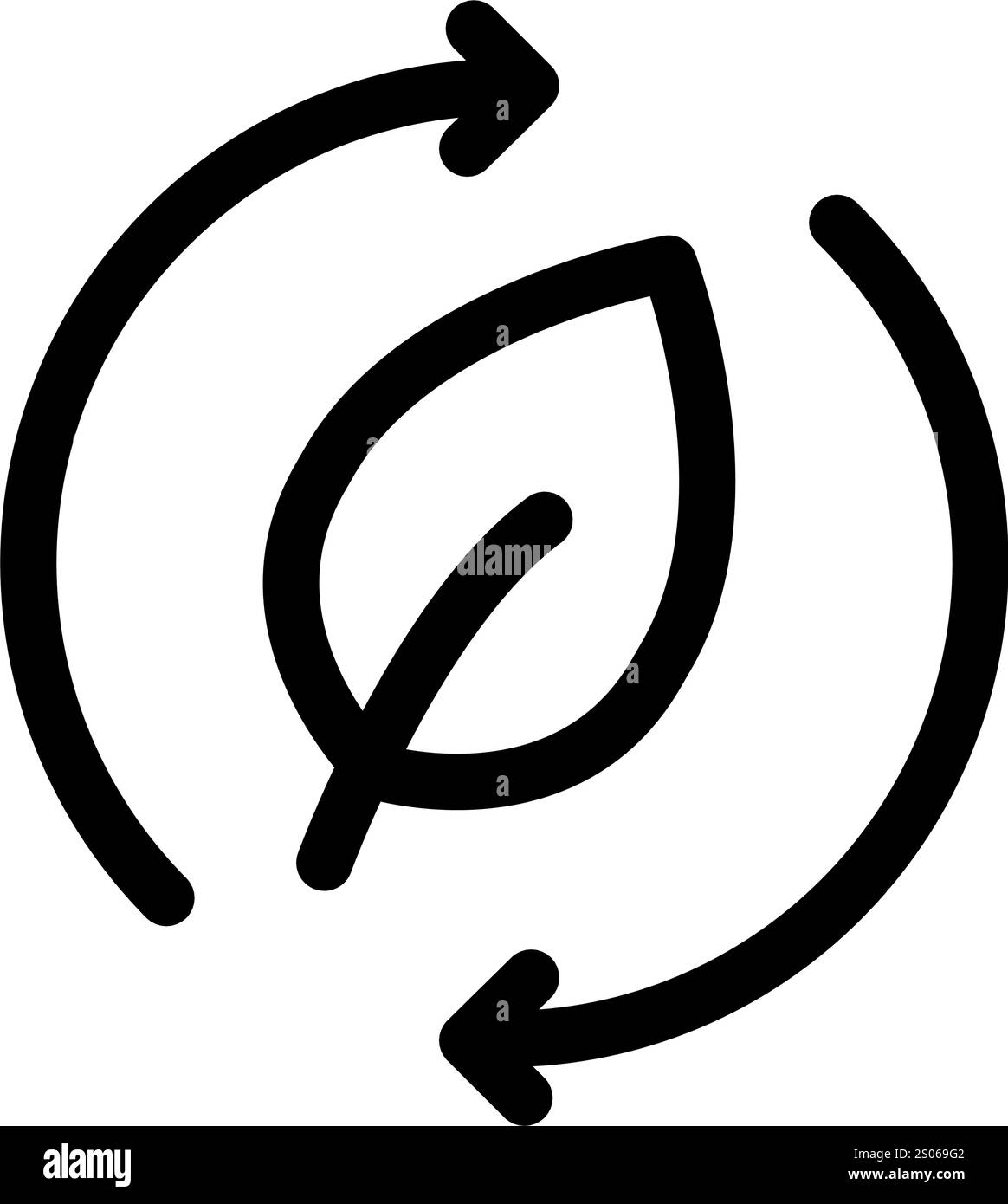 Leaf ecology symbol - renewable energy, sustainability and ecology icon ...