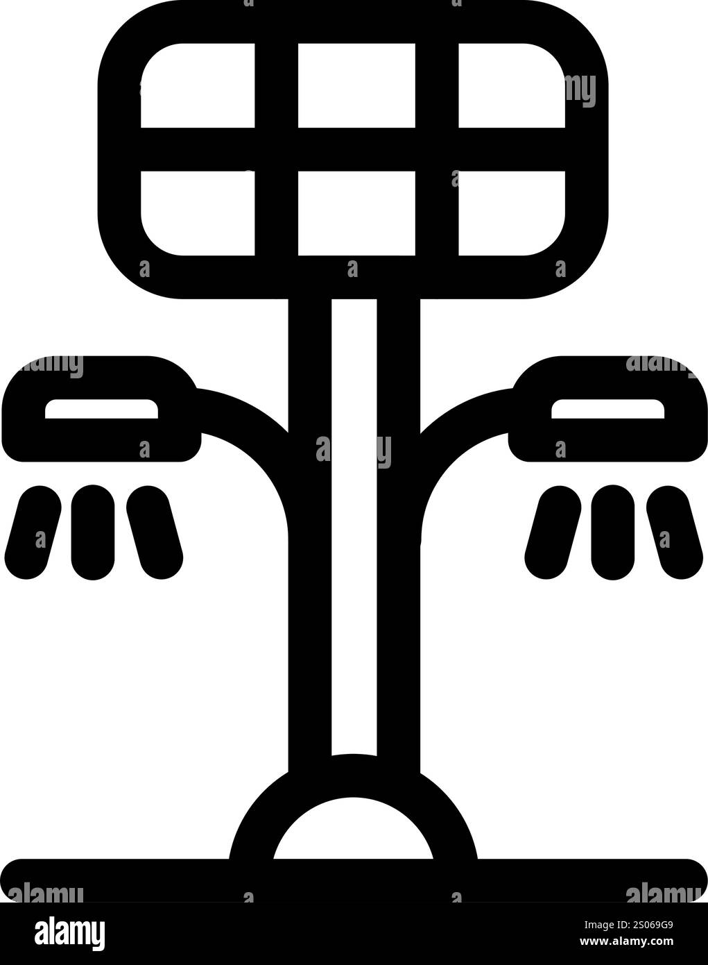 Solar panel powering street LEDs symbol - renewable energy ... Solar panel powering street LEDs symbol - renewable energy ...