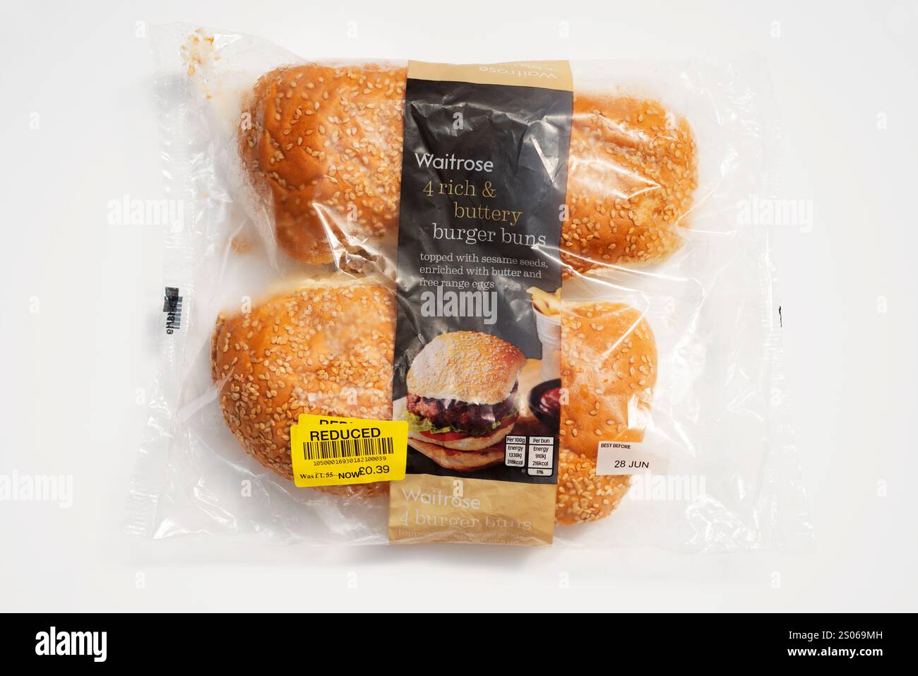 Waitrose burger buns hi-res stock photography and images - Alamy