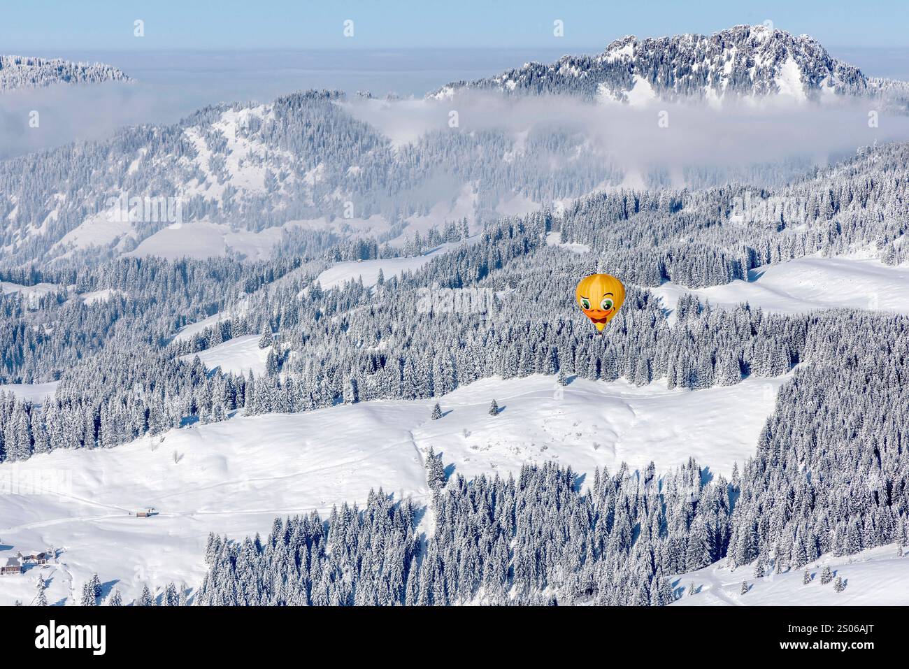 Ballonfahren Grän - Tirol, Tannheimertal 20240109tr078 aussicht ...