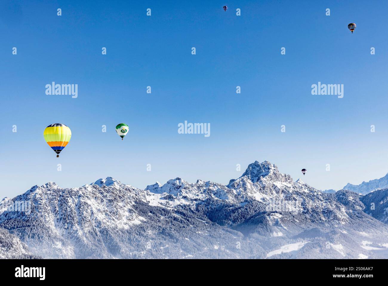 Ballonfahren Grän - Tirol, Tannheimertal 20240109tr097 aussicht ...