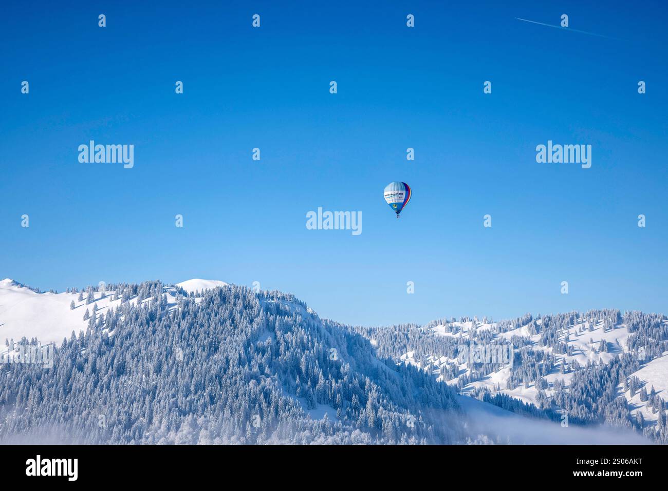 Ballonfahren Grän - Tirol, Tannheimertal 20240109tr132 aussicht ...