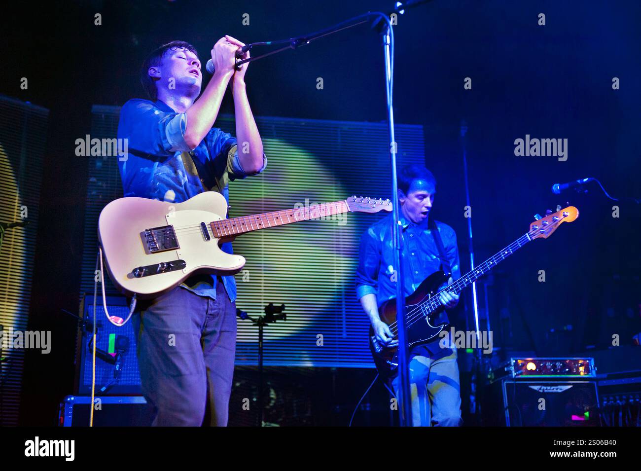 Rock band Django Django in concert at Manchester HMV Ritz, 23 October ...