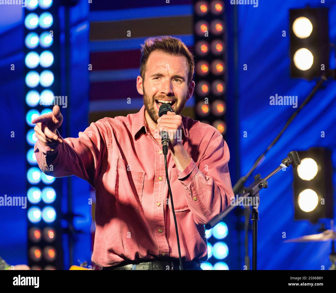 Rock band Dutch Uncles in concert at the Cloudspotting Music and Arts ...