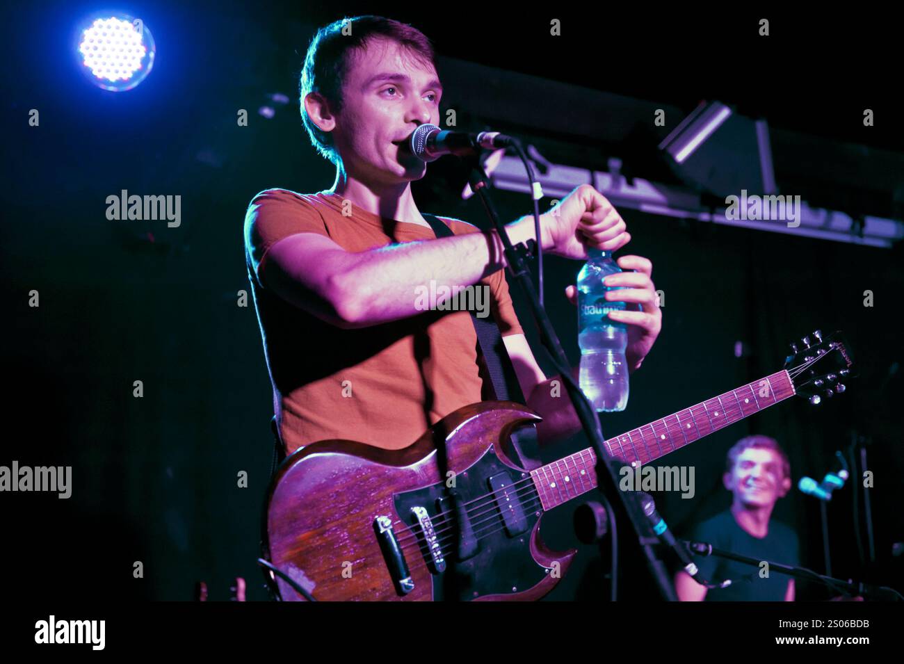 Rock band Field Music (Peter and David Brewis), performing at ...