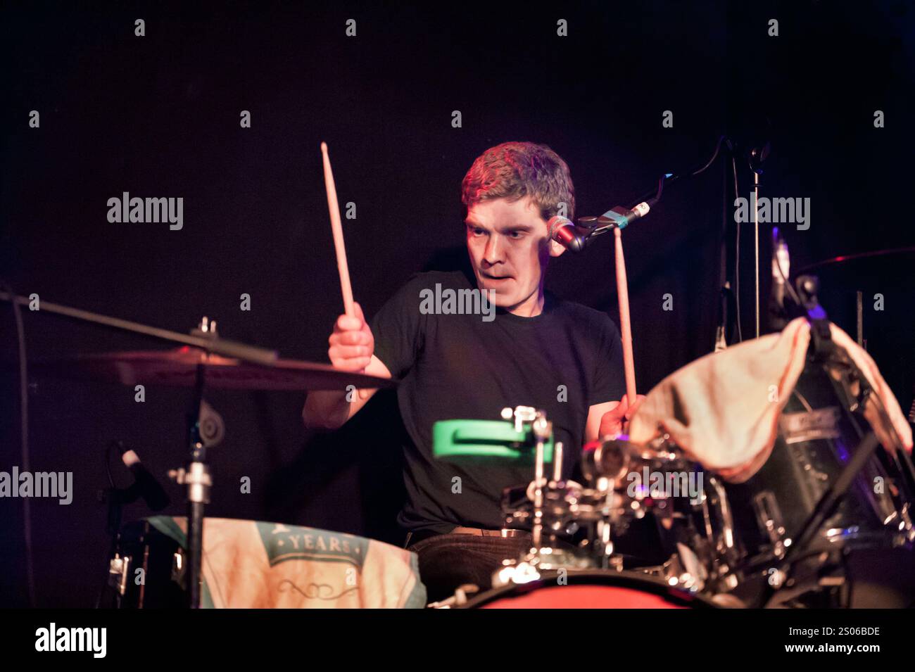 Rock band Field Music (Peter and David Brewis), performing at ...