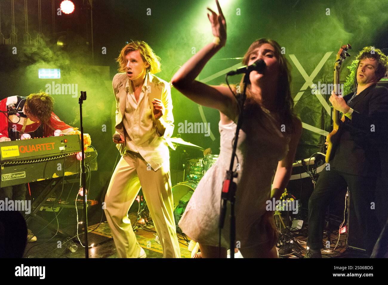 US rock band Foxygen in concert at The Kazimier, Liverpool, UK, 7 May ...