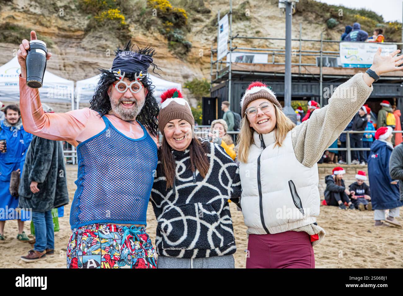 Boscombe, Bournemouth, Dorset, UK. 25th December, 2024. Christmas Day ...