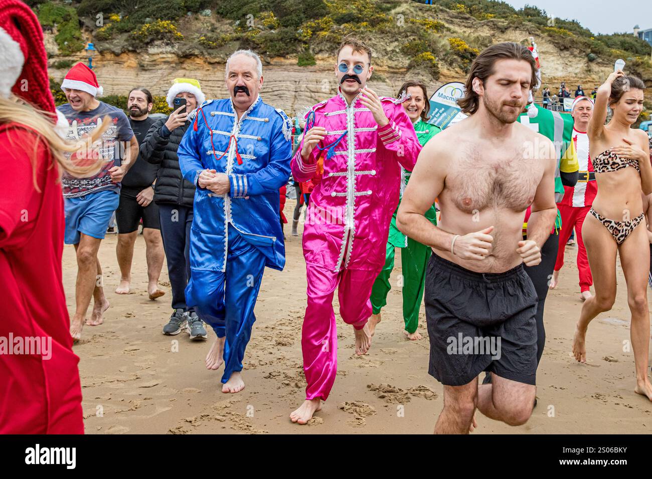 Boscombe, Bournemouth, Dorset, UK. 25th December, 2024. Christmas Day ...