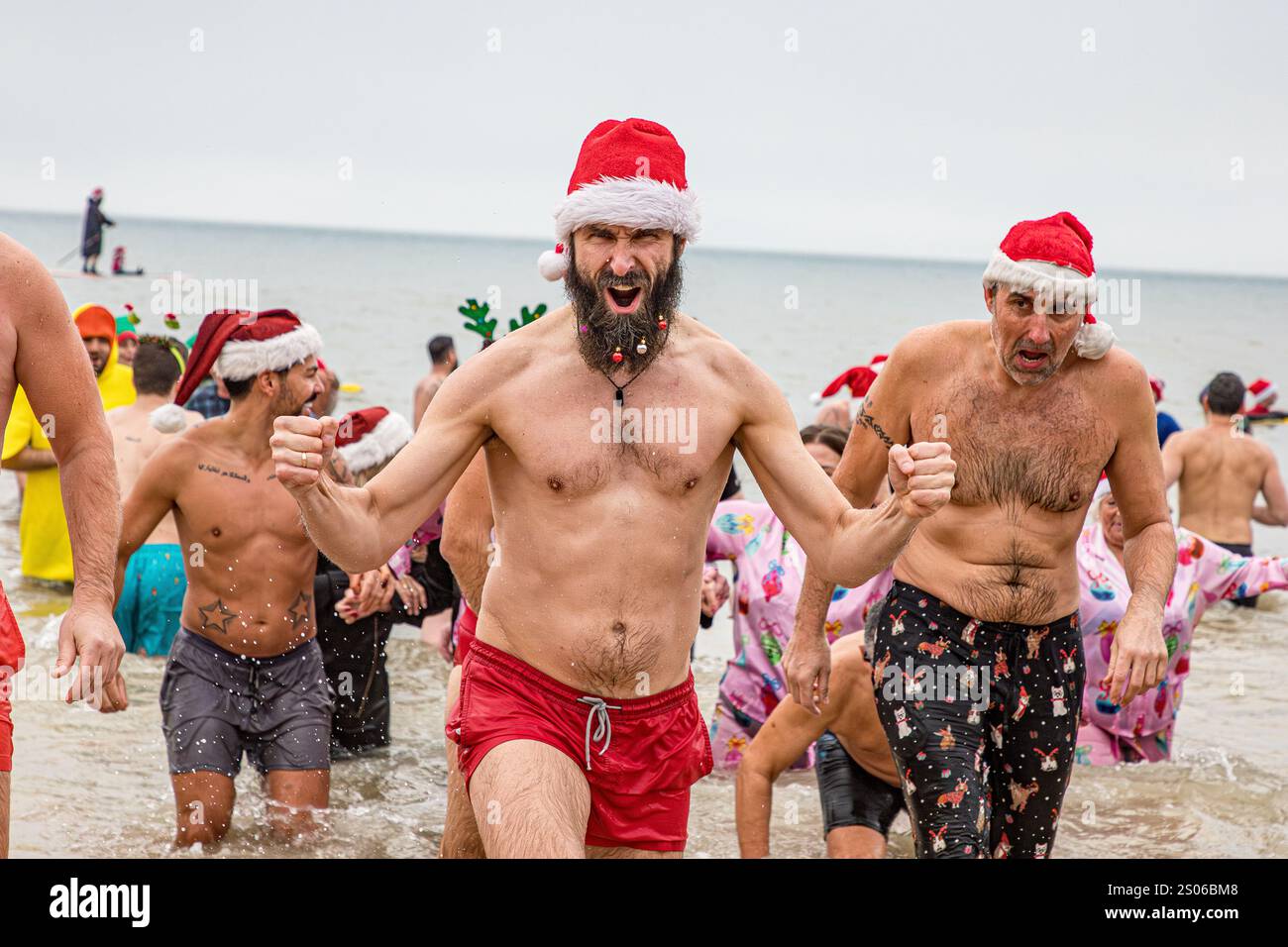 Boscombe, Bournemouth, Dorset, UK. 25th December, 2024. Christmas Day ...