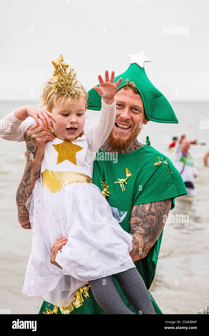 Boscombe, Bournemouth, Dorset, UK. 25th December, 2024. Christmas Day ...