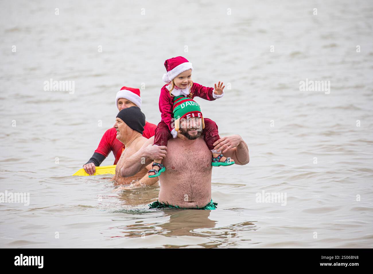 Boscombe, Bournemouth, Dorset, UK. 25th December, 2024. Christmas Day ...