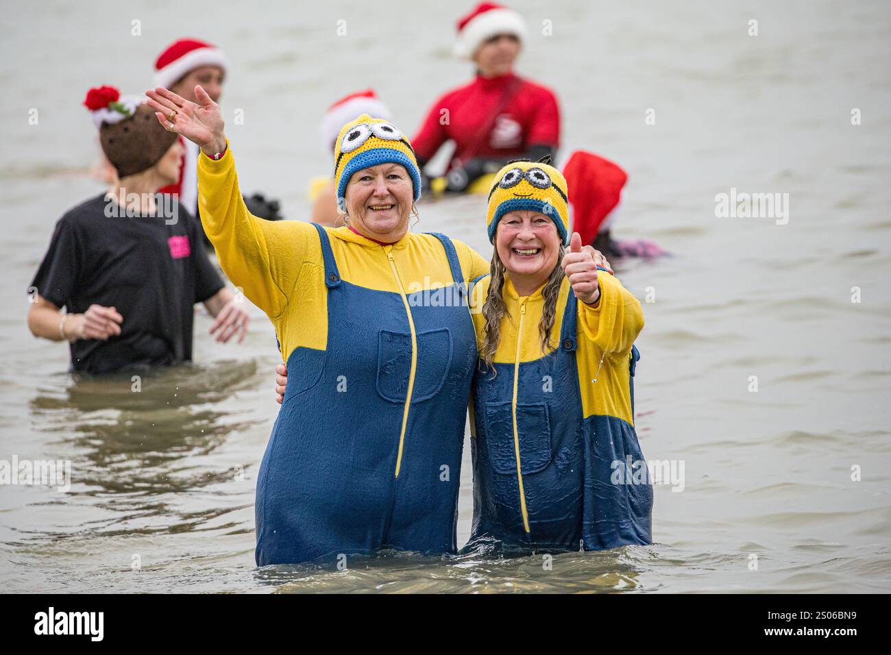 Boscombe, Bournemouth, Dorset, UK. 25th December, 2024. Christmas Day ...