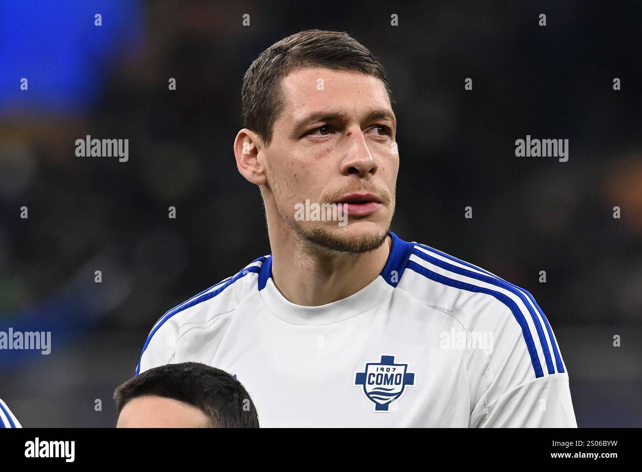 Milan, Italy. 23rd Dec, 2024. Andrea Belotti (Como) portrait during ...