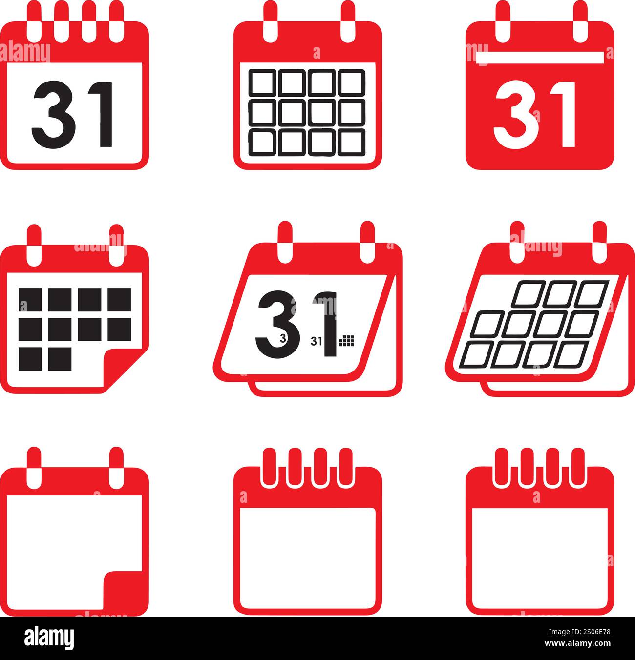 vector calendar illustration design Stock Vector Image & Art - Alamy