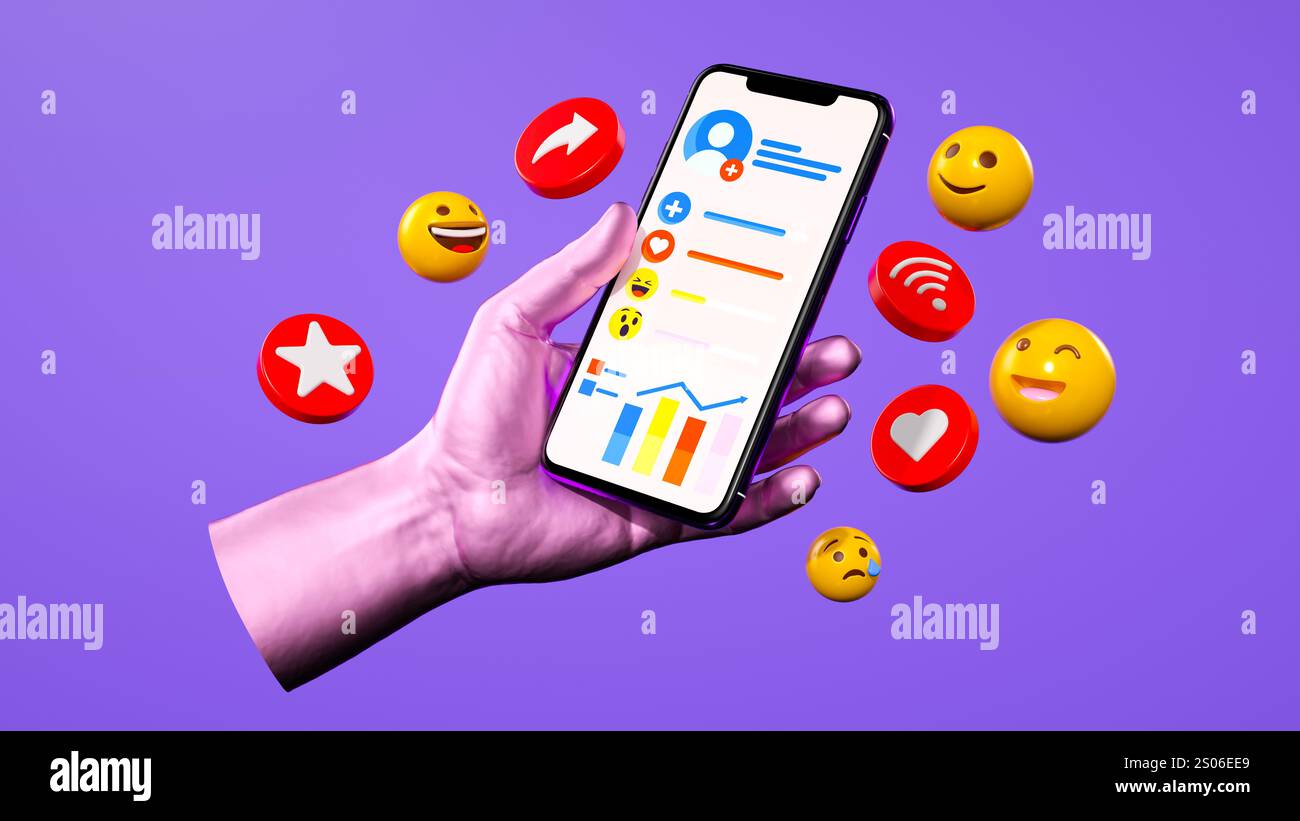 Social media engagement user hi-res stock photography and images - Alamy