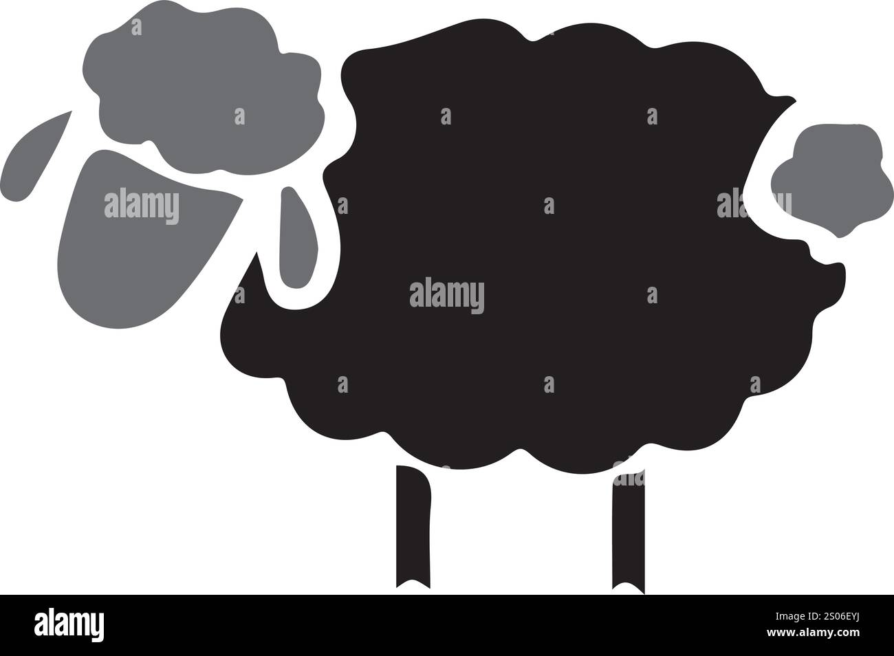 sheep vector drawing designs Stock Vector Image & Art - Alamy
