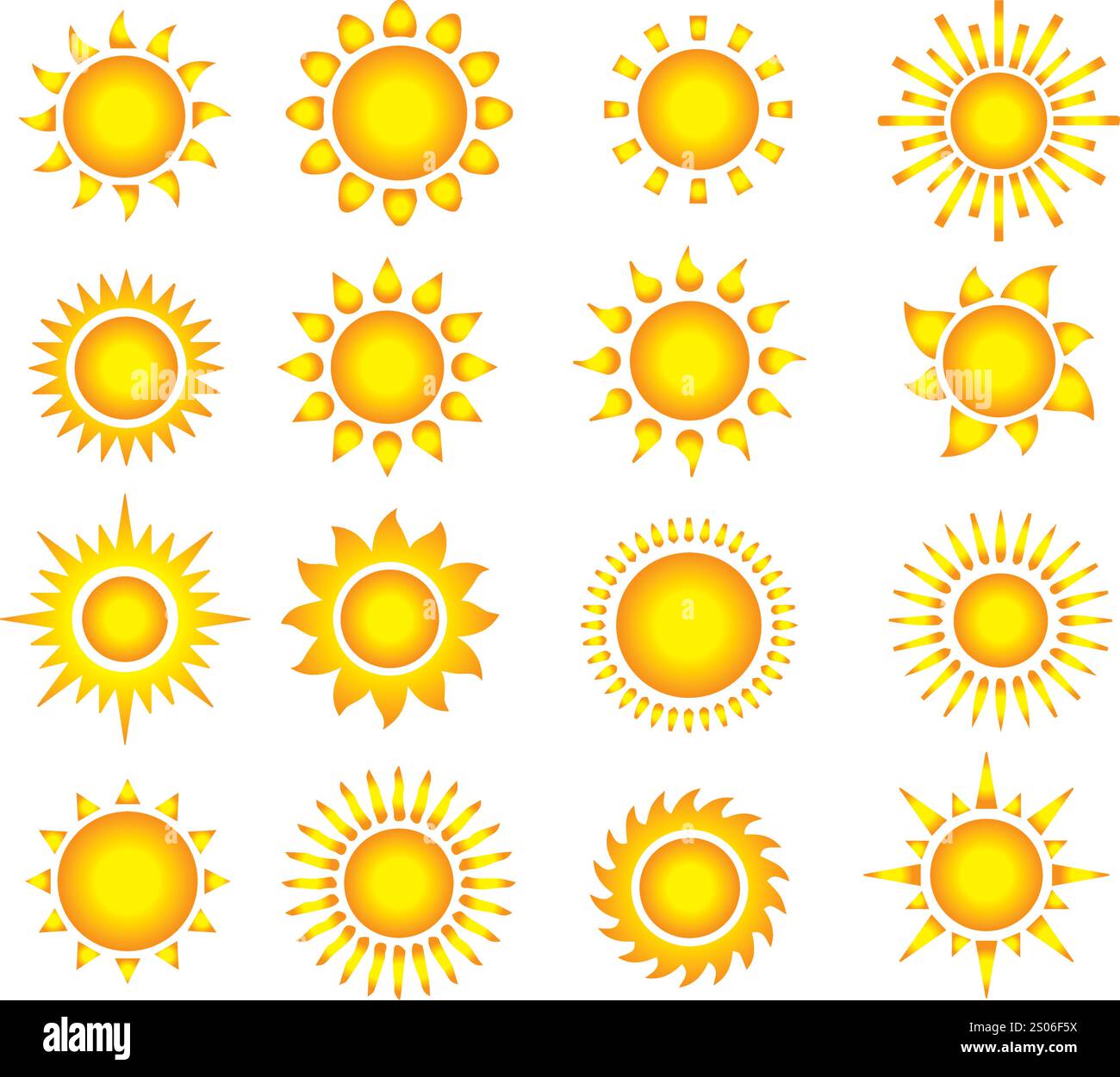 vector colorful sun illustration design Stock Vector Image & Art - Alamy