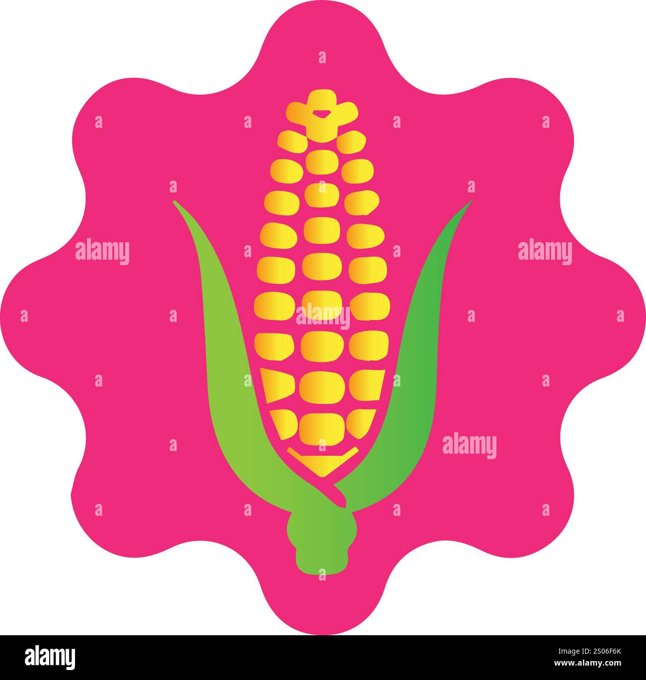 vector colorful corn, sticky food design Stock Vector Image & Art - Alamy