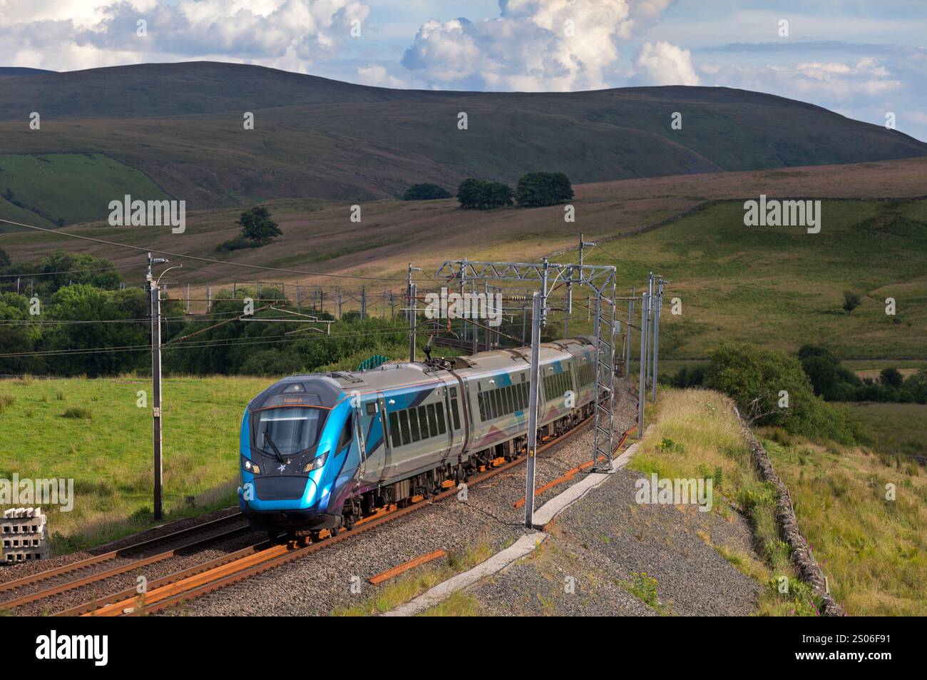 Transpennine Express CAF class 397 Nova 2 electric train on the west ...