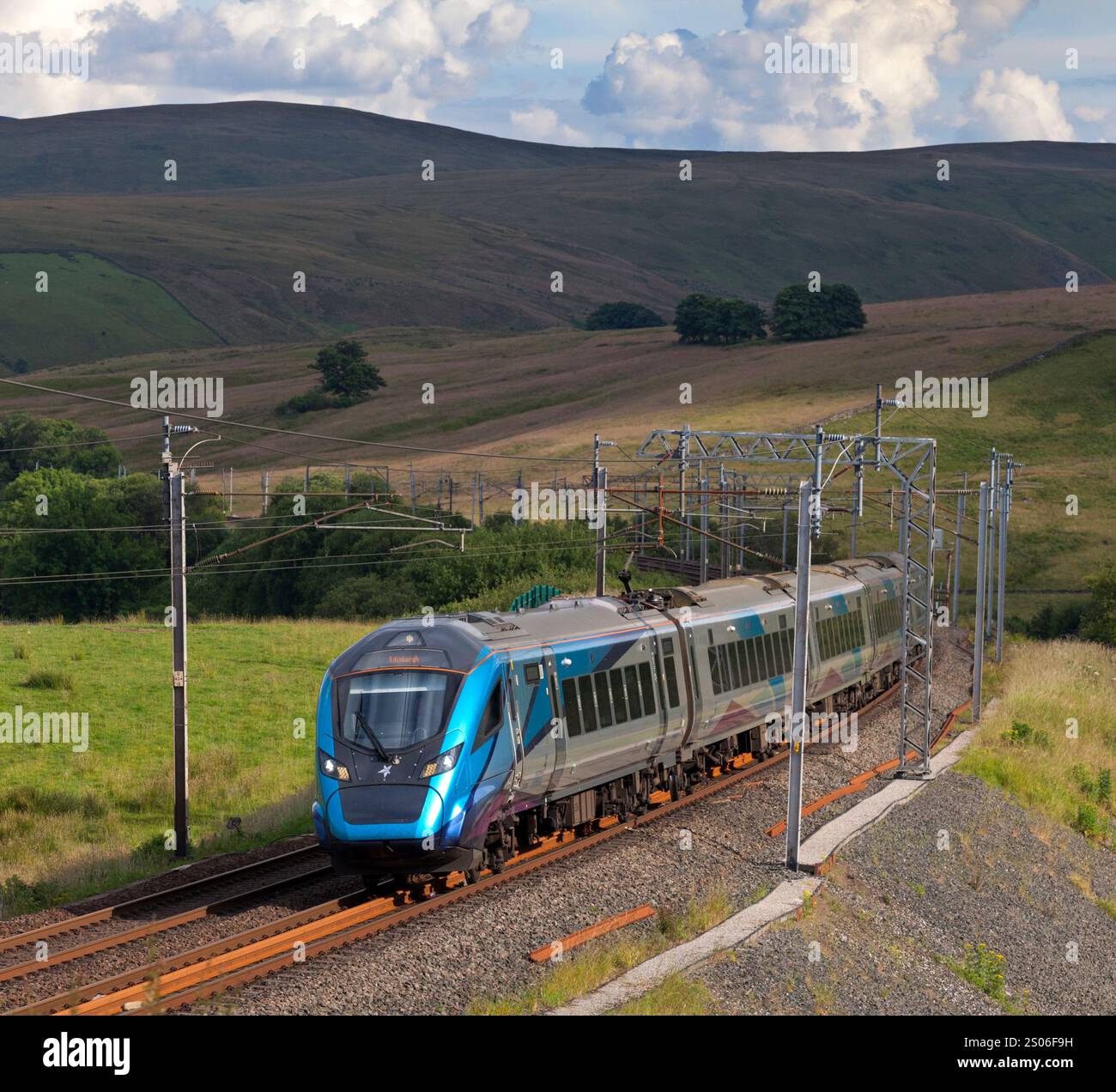 Transpennine Express CAF class 397 Nova 2 electric train on the west ...