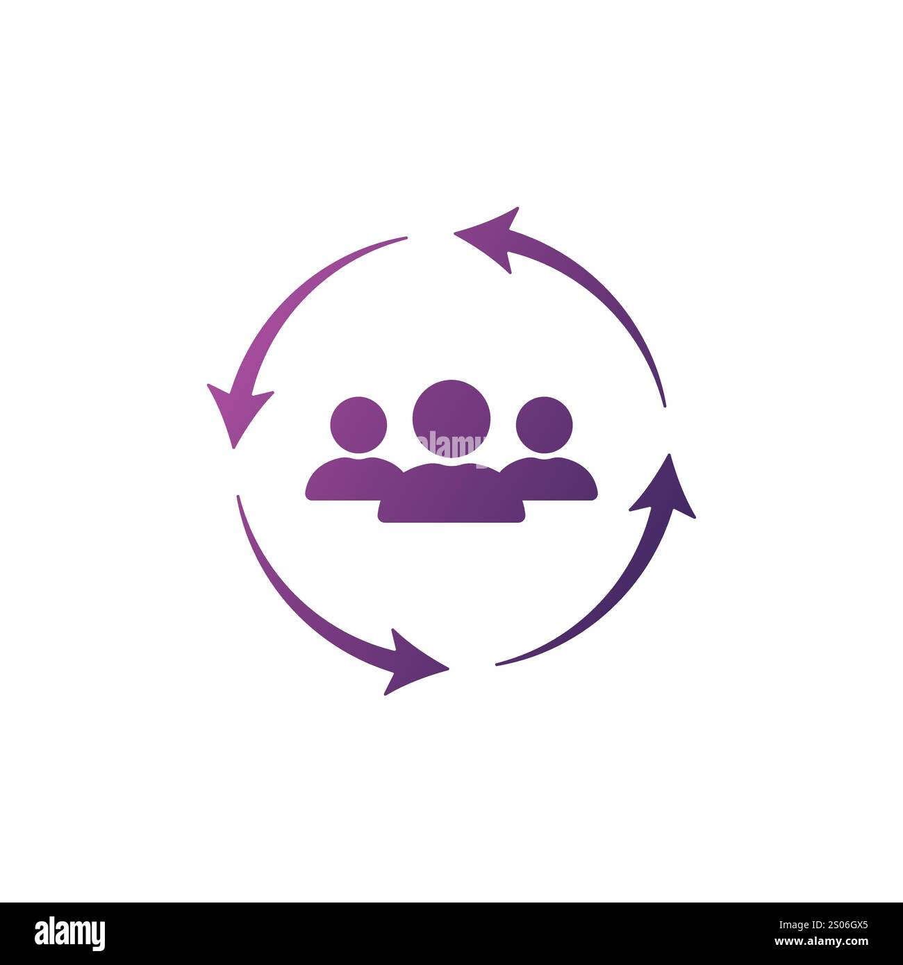 Customer service and care concept. Customer retention icon. Attract ...