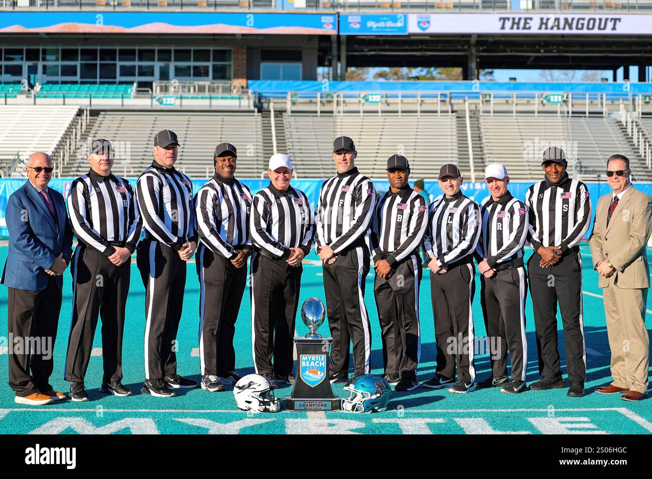 Conway, South Carolina, USA. 23rd Dec, 2024. Left to right, Doug Mercer ...