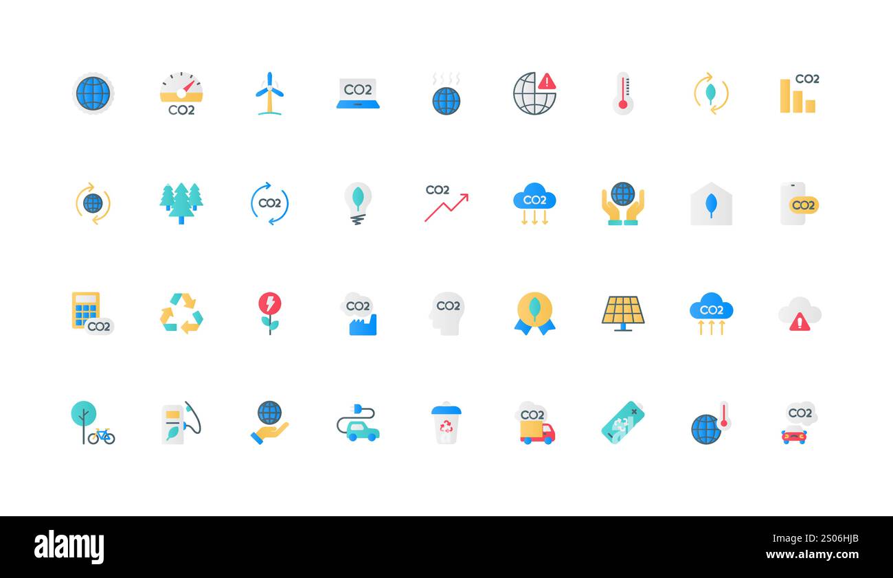 CO2 emission and pollution decrease, global greenhouse gas and exhaust ...