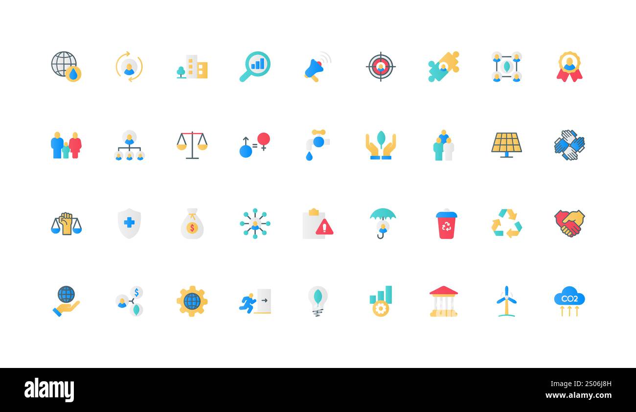 ESG criterias, Environmental, social, and governance, corporate ethics ...