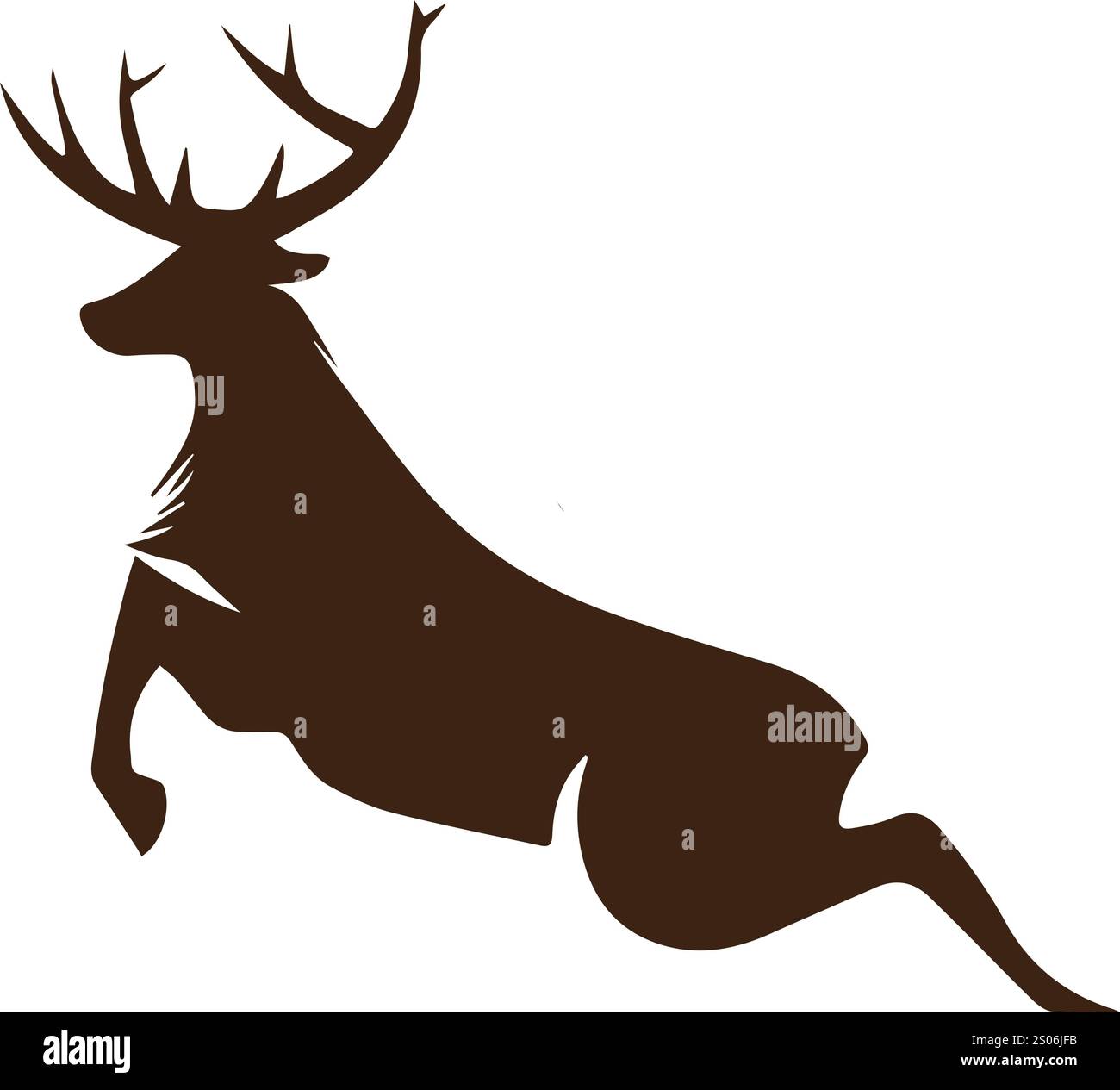 vector colorful deer silhouette drawings Stock Vector Image & Art - Alamy