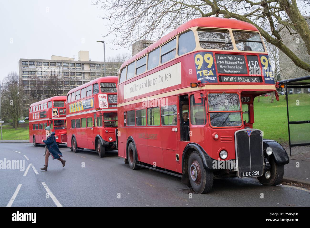 London UK. 25th December 2024. London Route 430 - Free Christmas Bus ...