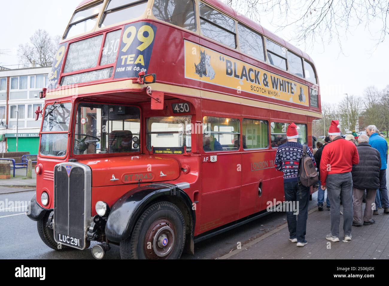 London UK. 25th December 2024. London Route 430 - Free Christmas Bus ...