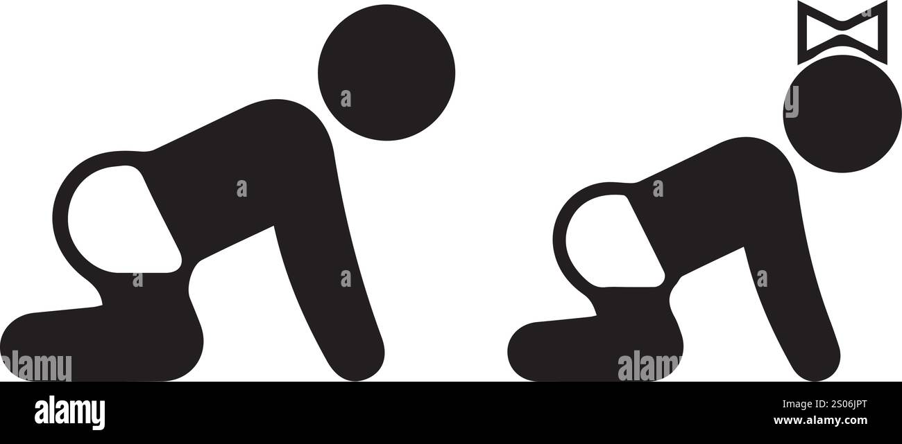 Happy couple cute baby Stock Vector Images - Alamy