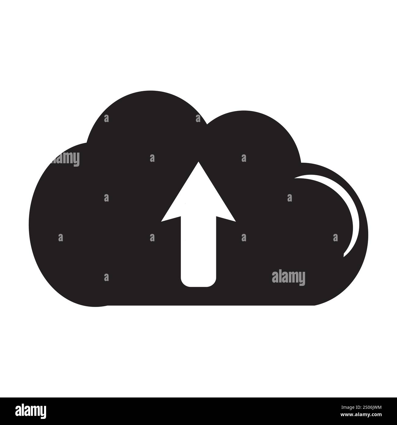 Cloud upload symbol, web and computer icon Stock Vector Image & Art - Alamy
