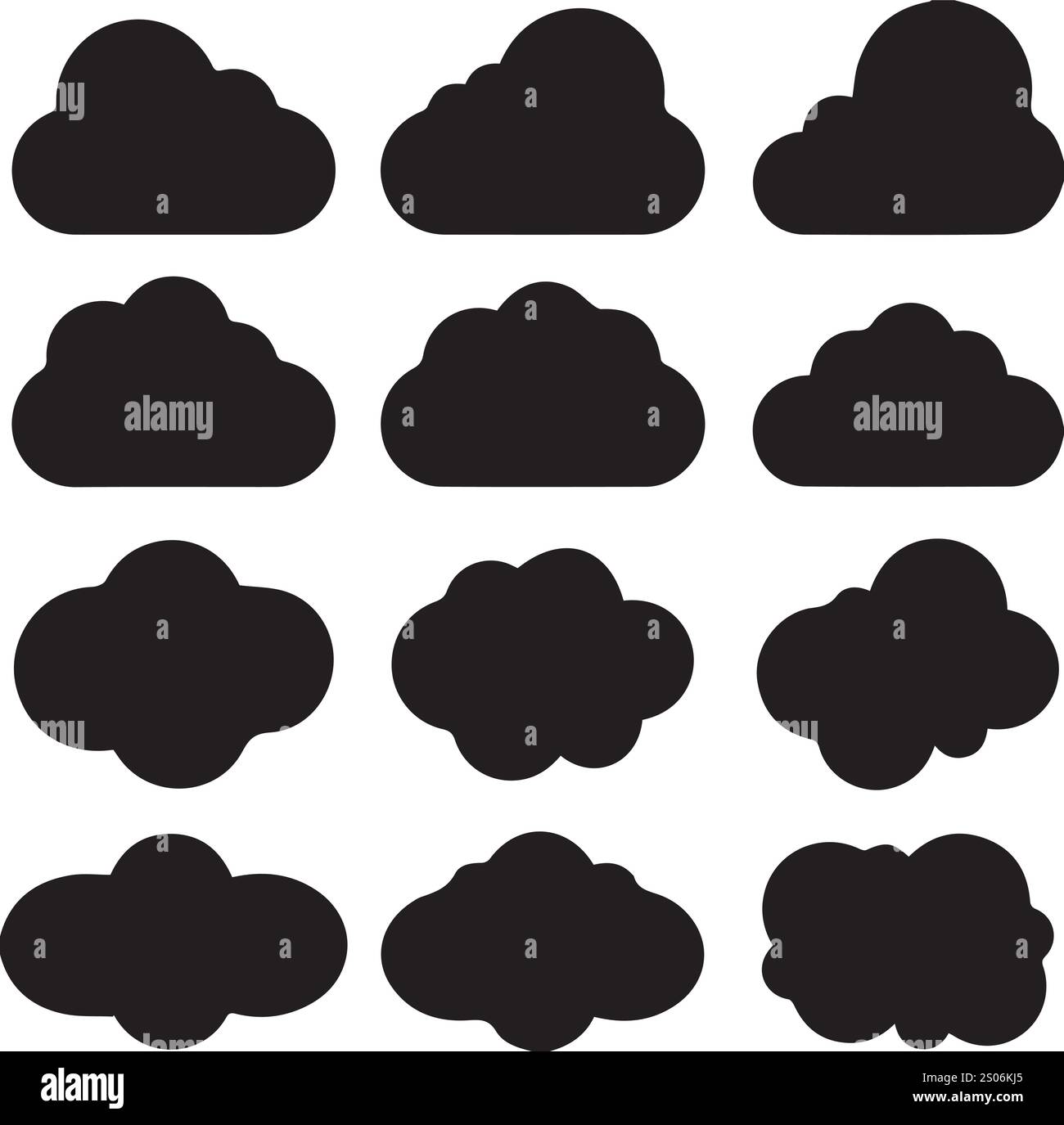 vector cloud set illustration designs Stock Vector Image & Art - Alamy