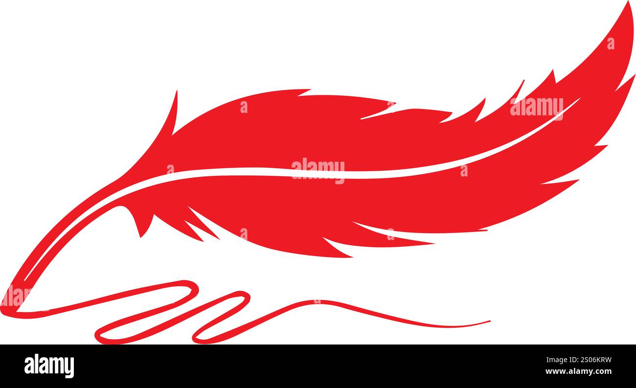feather pen, pen, ink, feather drawing designs Stock Vector Image & Art ...