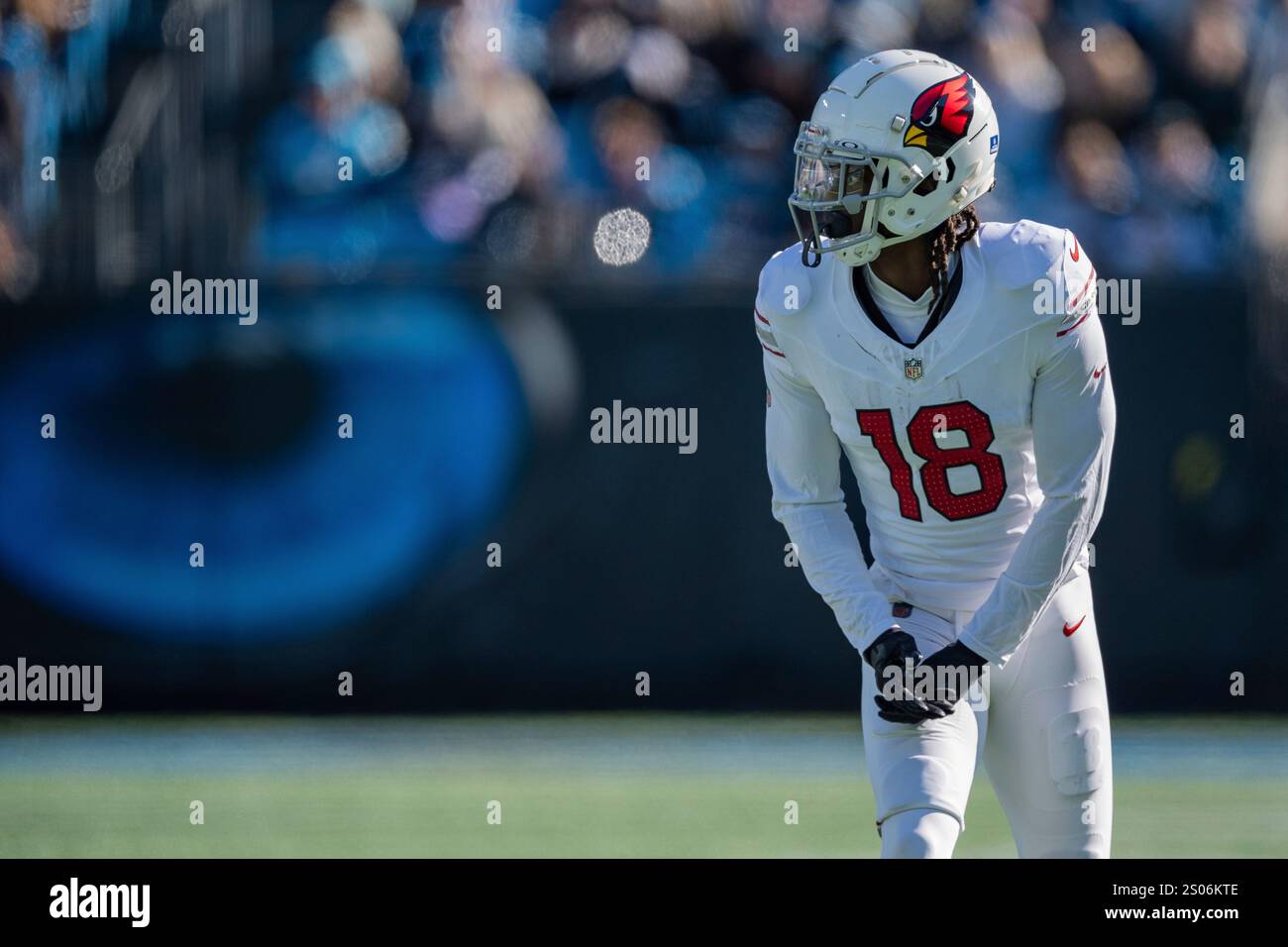 Arizona Cardinals wide receiver Marvin Harrison Jr. (18) plays during ...