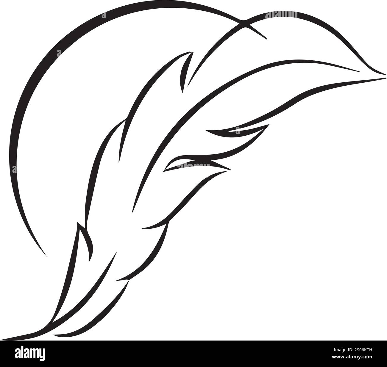 Feather drawing hi-res stock photography and images - Alamy