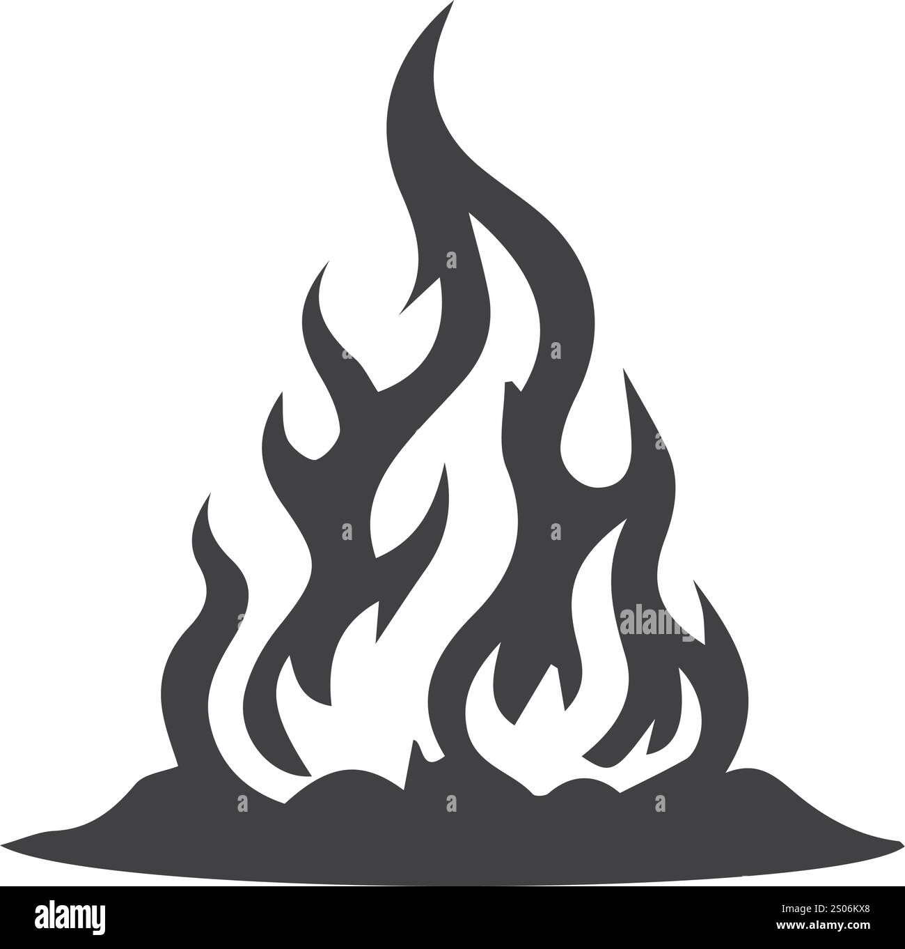 vector colorful flame, fire, fire illustration Stock Vector Image & Art ...