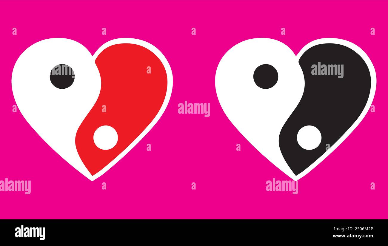 vector colorful yin yang spiritual symbol designs Stock Vector Image ...